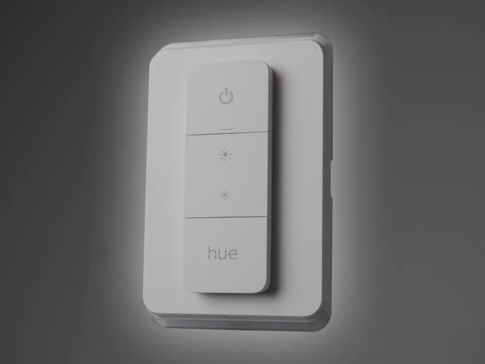 Hue Dimmer Switch Mount - Free 3D Print Model - MakerWorld