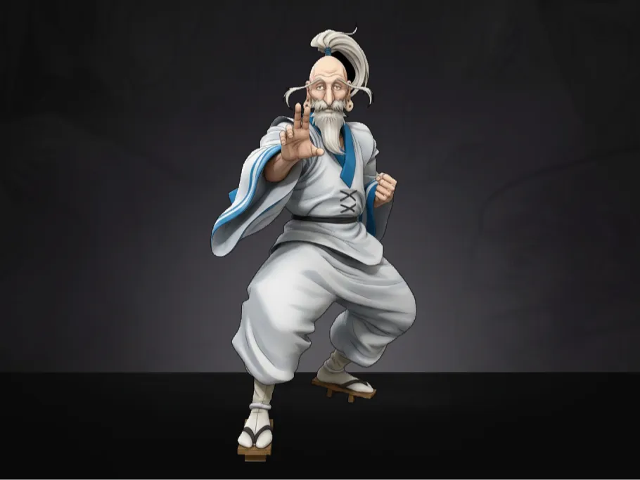 Netero Hunter x Hunter - HxH Fan Art Action Figure - Free 3D Print ...