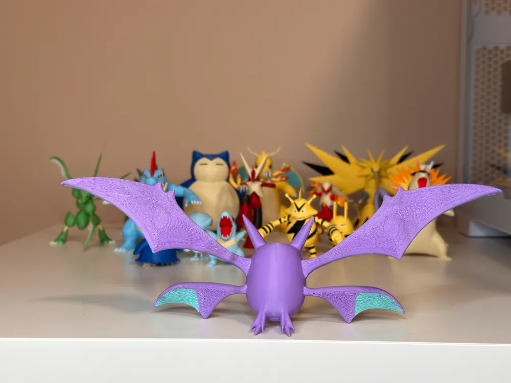 Crobat (Pokemon) Multiparts 80mm Tall 叉字蝠 by LCFigure - MakerWorld
