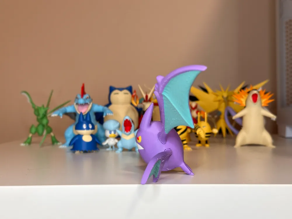 Crobat (Pokemon) Multiparts 80mm Tall 叉字蝠 by LCFigure MakerWorld ...