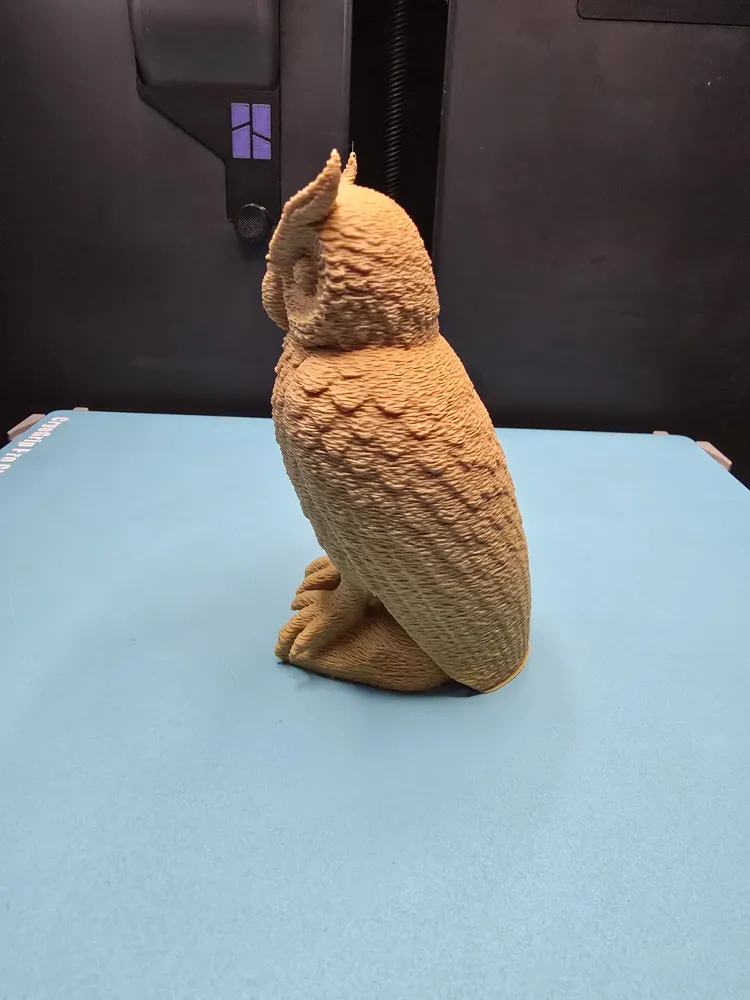 Owl Sculpture - Free 3D Print Model - MakerWorld