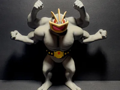 Machamp Pokemon Multi part (No AMS) by 3D Printing Labz MakerWorld ...