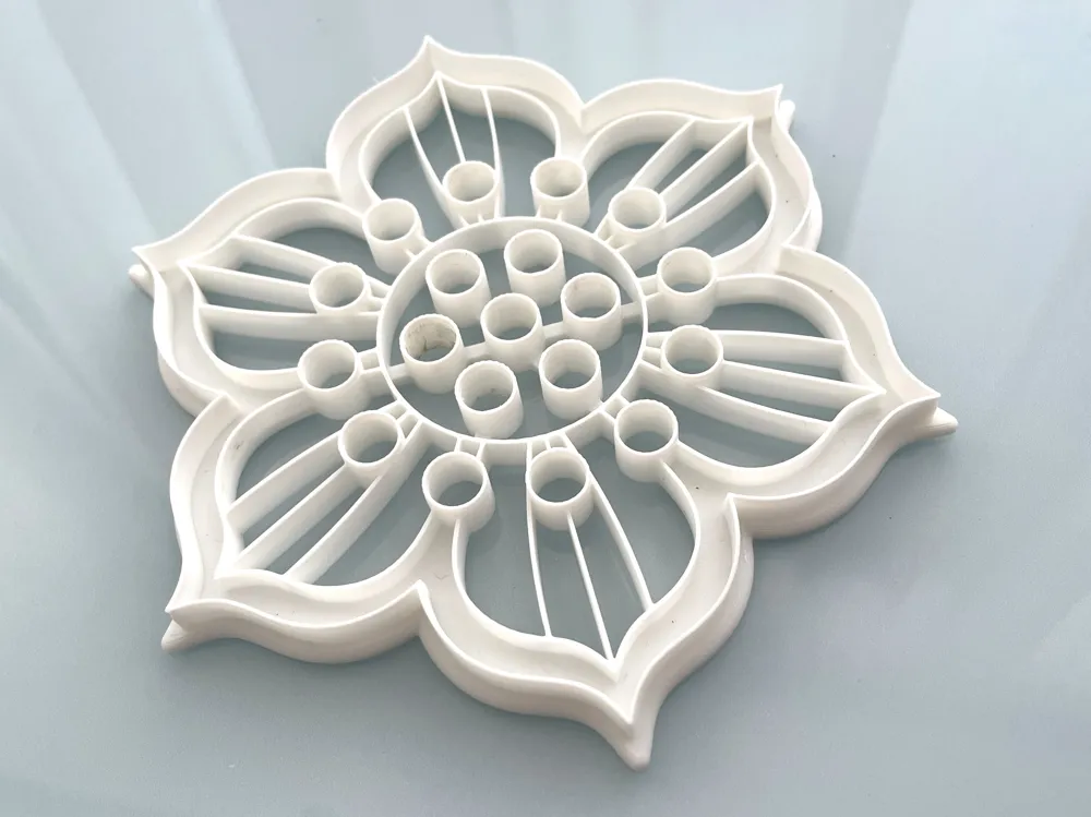 Flower Trinket Dish Polymer Clay Cutter (~15cm) - Free 3D Print Model ...