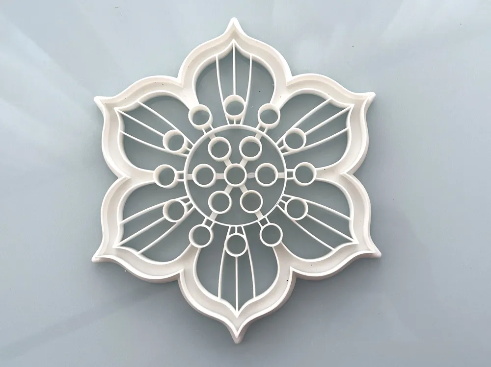 Flower Trinket Dish Polymer Clay Cutter (~15cm) - Free 3D Print Model ...