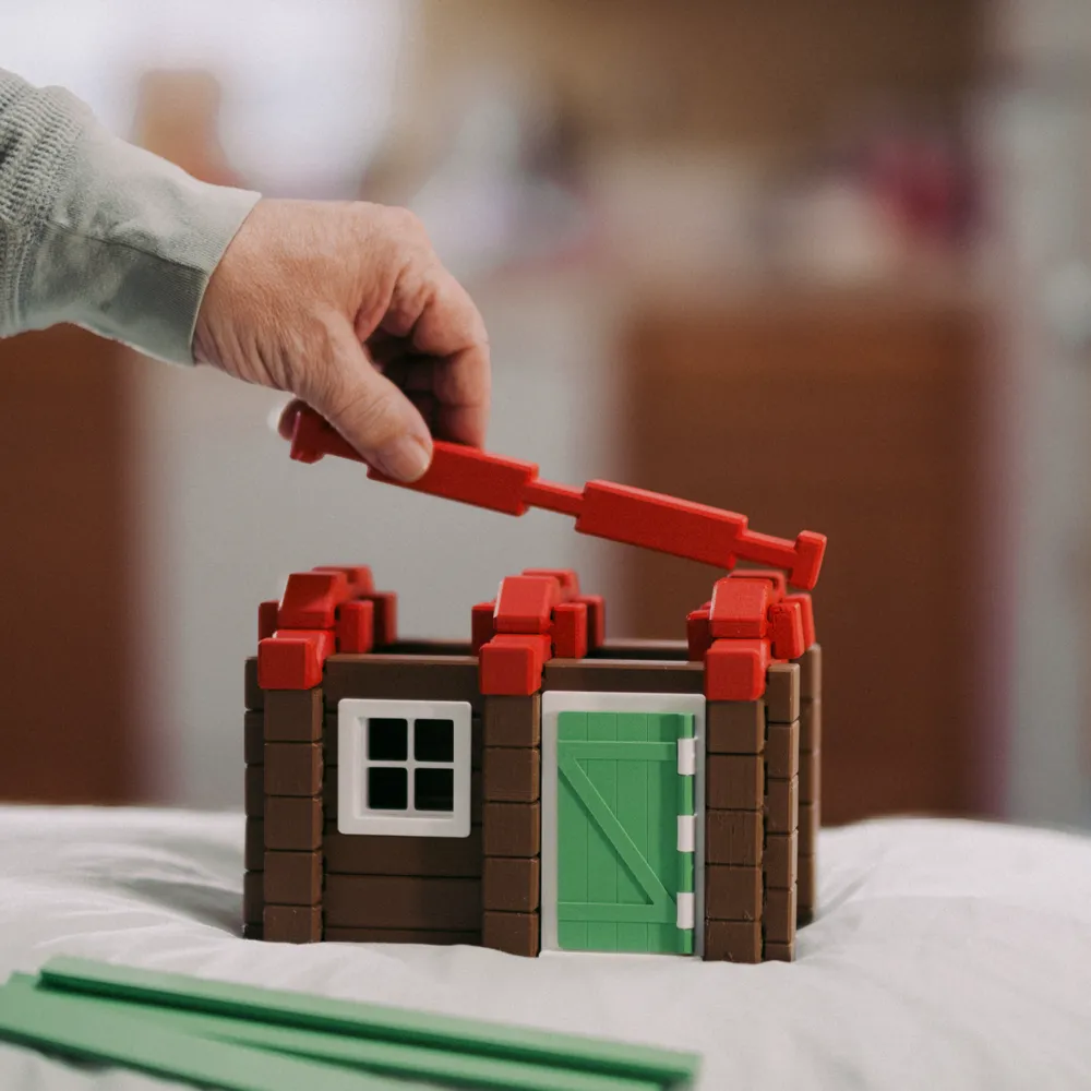 Log Cabin Building Playset by 3dEd - MakerWorld