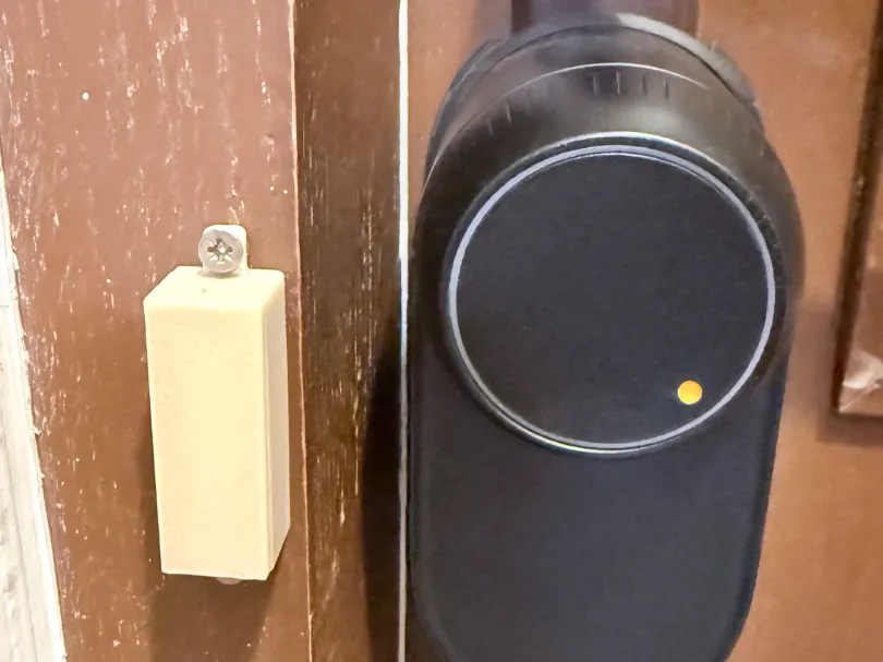 Switchbot Lock Door Magnet Mount - Free 3D Print Model - MakerWorld
