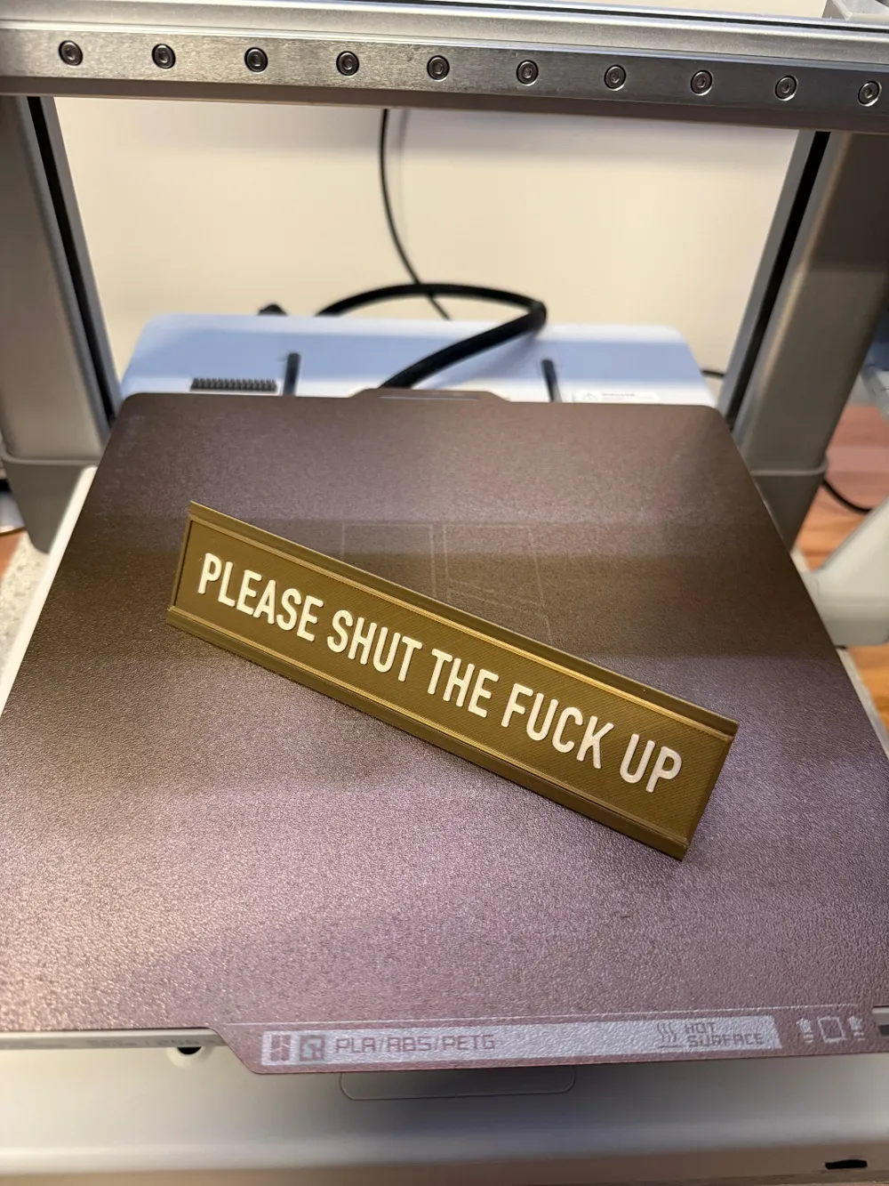 Ultimate Desk Sign|Interchangeable & Customisable - Free 3D Print Model ...