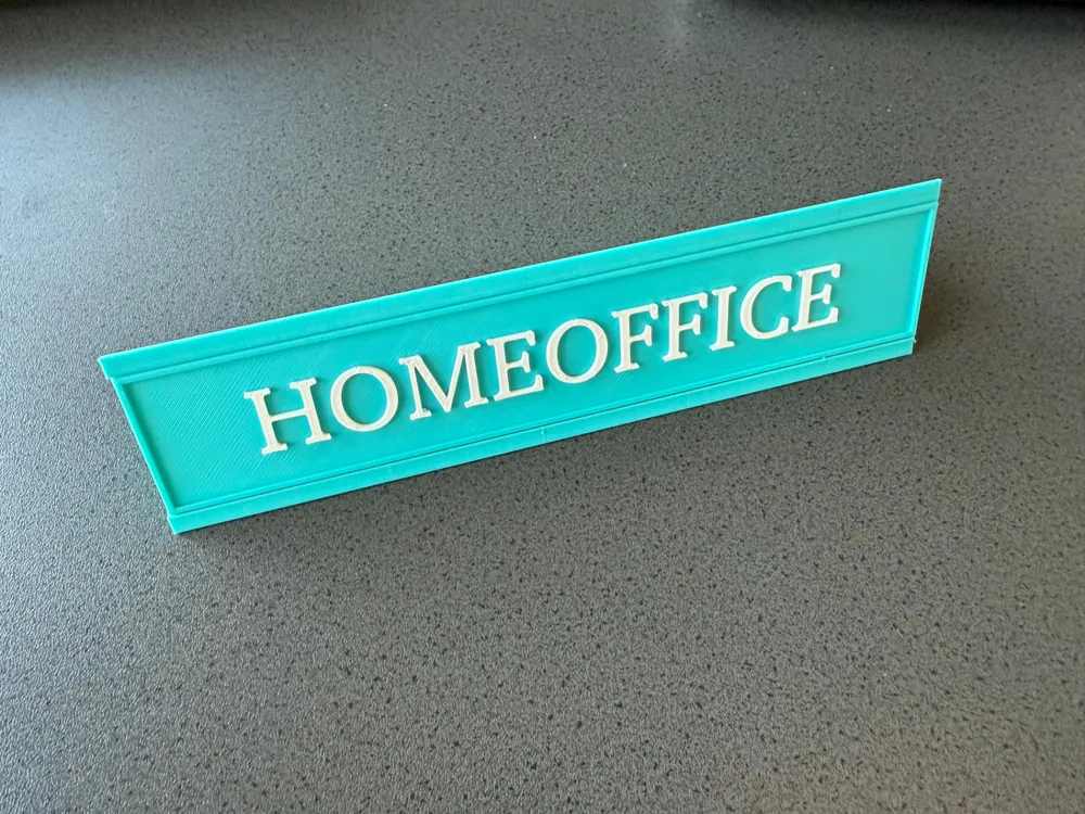 Ultimate Desk Sign|Interchangeable & Customisable - Free 3D Print Model ...