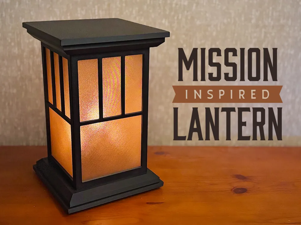 Mission Inspired Lantern by BTownBungalow - MakerWorld