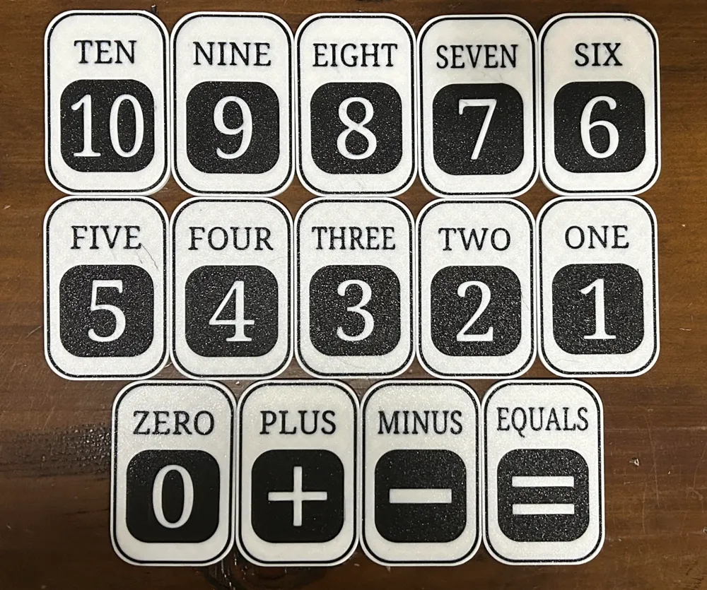 Learning Tiles - Addition & Subtraction by aawyattlv - MakerWorld