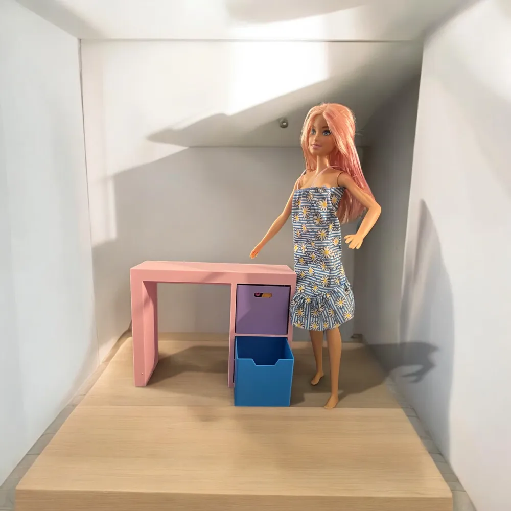 Barbie Ikea Kallax Desk - Free 3D Print Model - MakerWorld