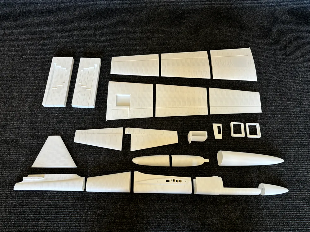 Jart 3DP - A Scalable, Customizable 3DP Sailplane by geode.rc ...