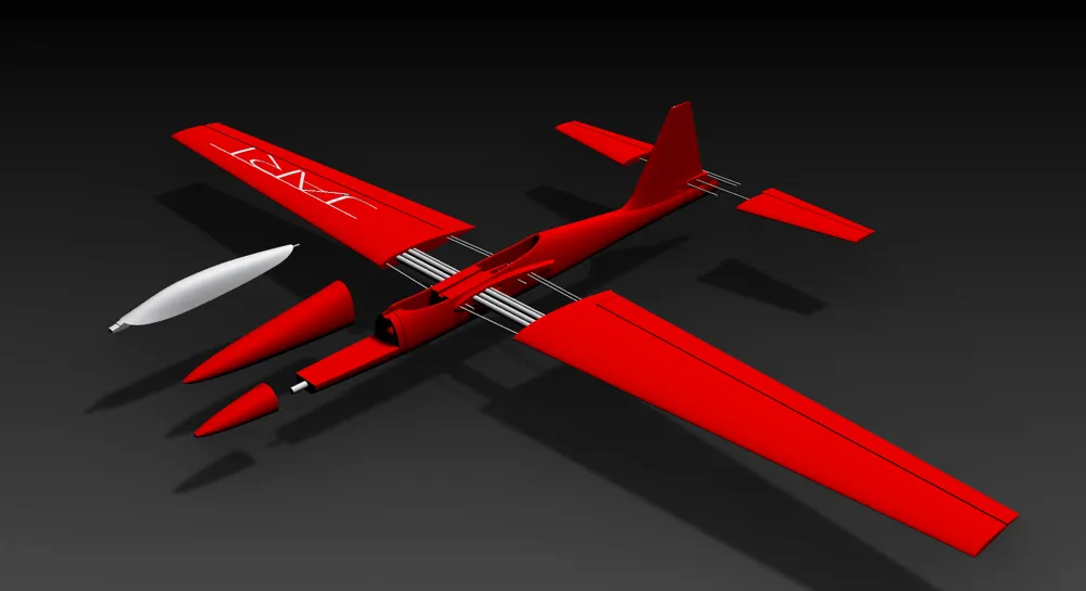 Jart 3DP - A Scalable, Customizable 3DP Sailplane by geode.rc ...