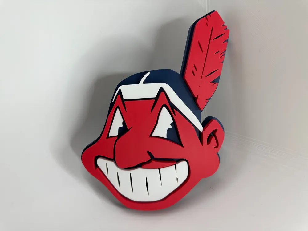 Cleveland Indians Logo 1986 - Free 3D Print Model - MakerWorld