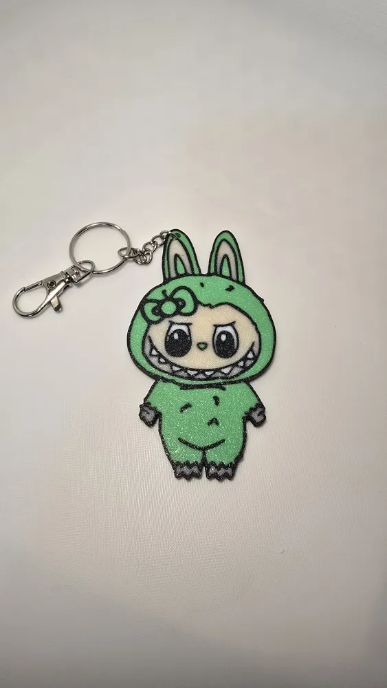 Labubu Keyring - Free 3D Print Model - MakerWorld