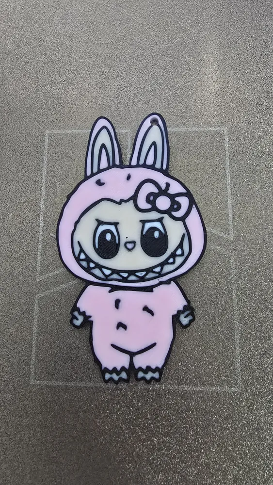 Labubu Keyring - Free 3D Print Model - MakerWorld