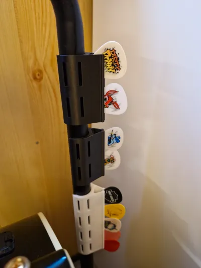Guitar Pick Holder Click on by crayoon - MakerWorld