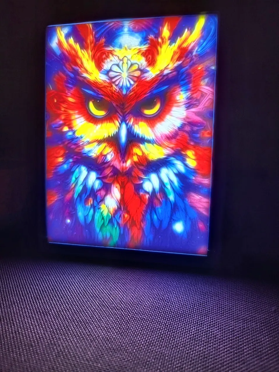 Owl CMYK Lithophane by Nic-e-Create - MakerWorld