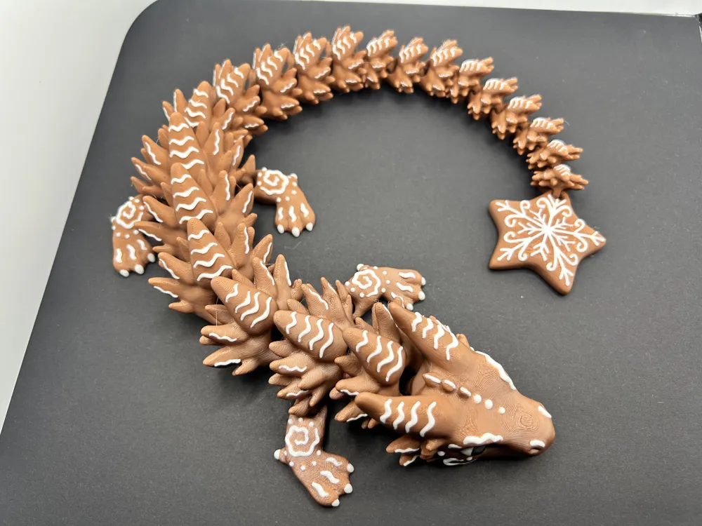 Gingerbread Dragon by Meyerhouse MakerWorld: Download Free 3D Models