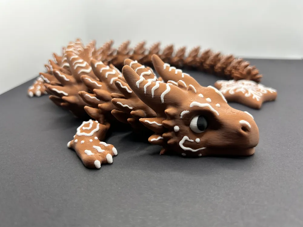 Gingerbread Dragon by Meyerhouse MakerWorld: Download Free 3D Models