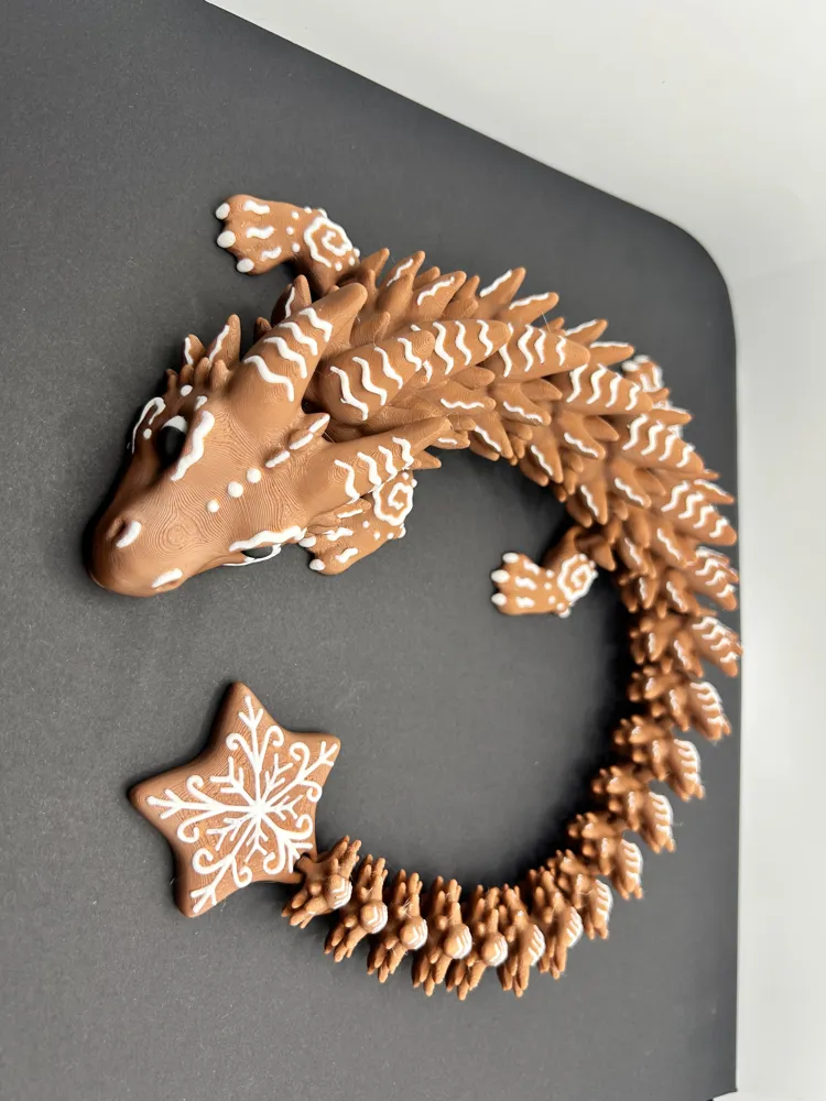 Gingerbread Dragon by Meyerhouse MakerWorld: Download Free 3D Models