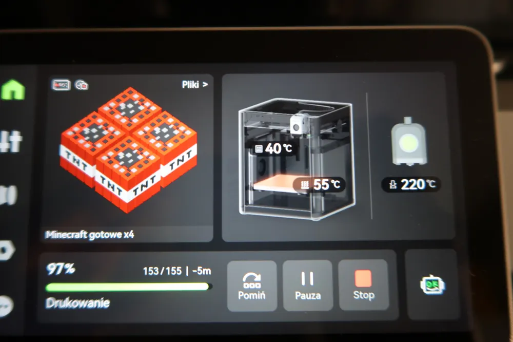 Minecraft TNT Keychain 30x30 – 4 Colors by Piotrek MakerWorld: Download ...