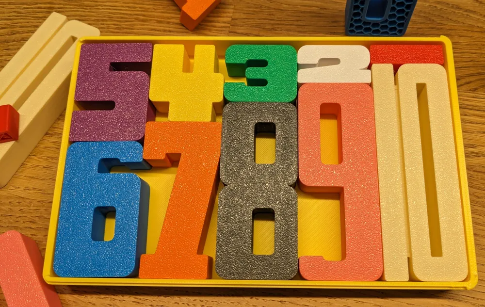 Slide Box for Montessori Stacking Number Remixed by FilamentFool ...