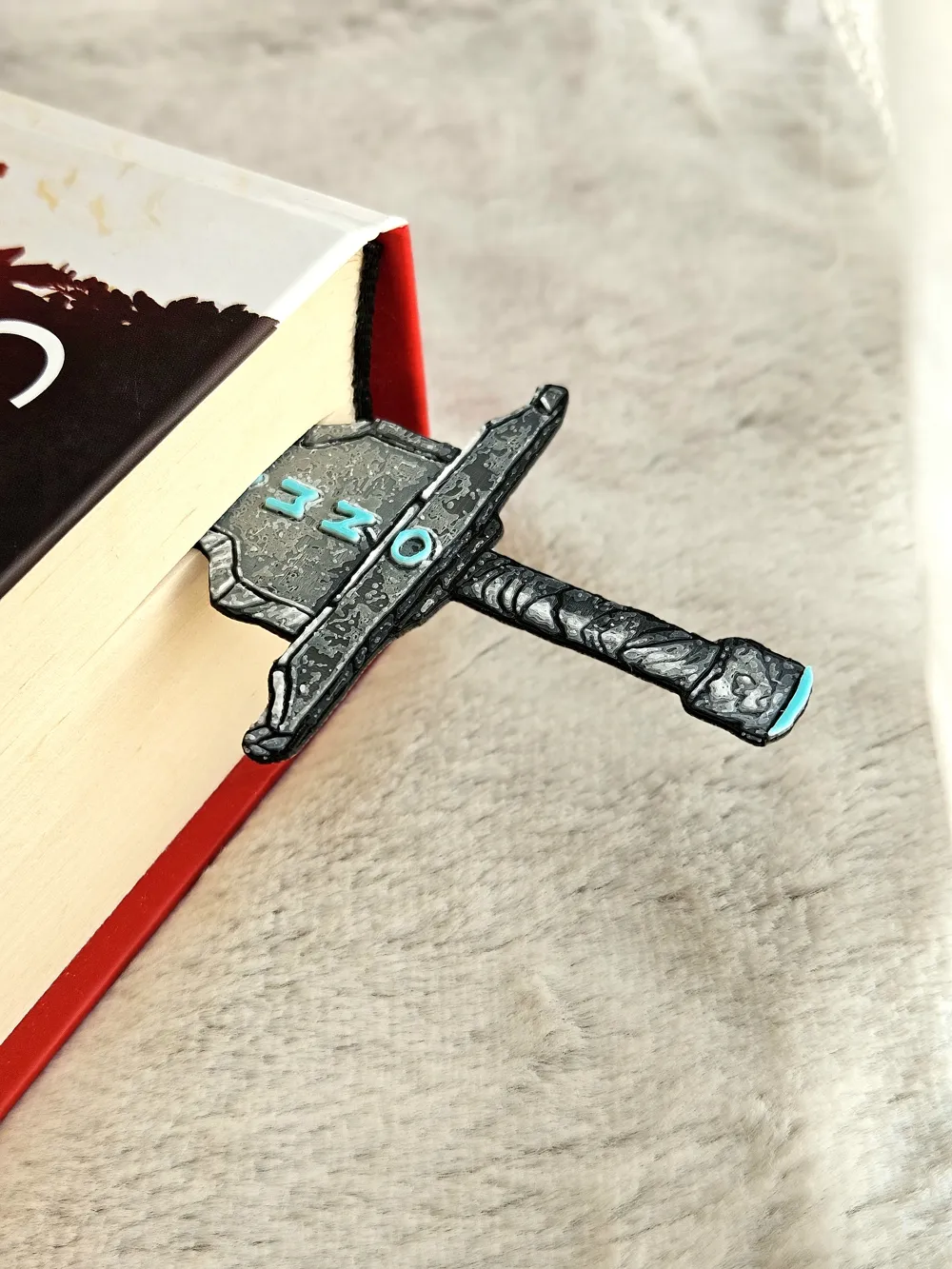 Runic Blade - Viking Sword Bookmark - Free 3D Print Model - MakerWorld