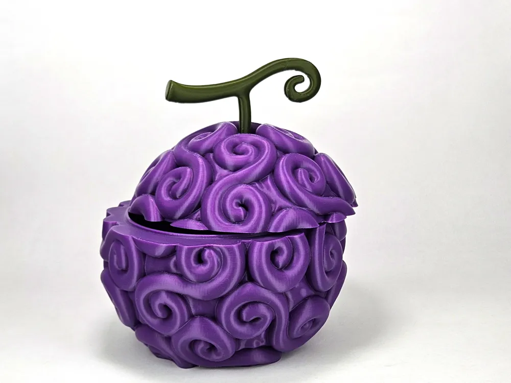 Devils Fruit Secret Container Gomu Gomu -One Piece - Free 3D Print ...