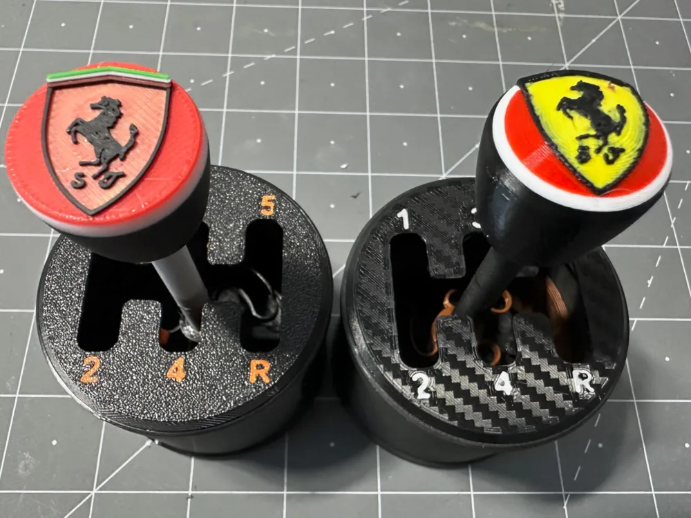 Shift Knob [Ferrari] for StickShift Fidget Toy V2 Remixed by SigOS ...