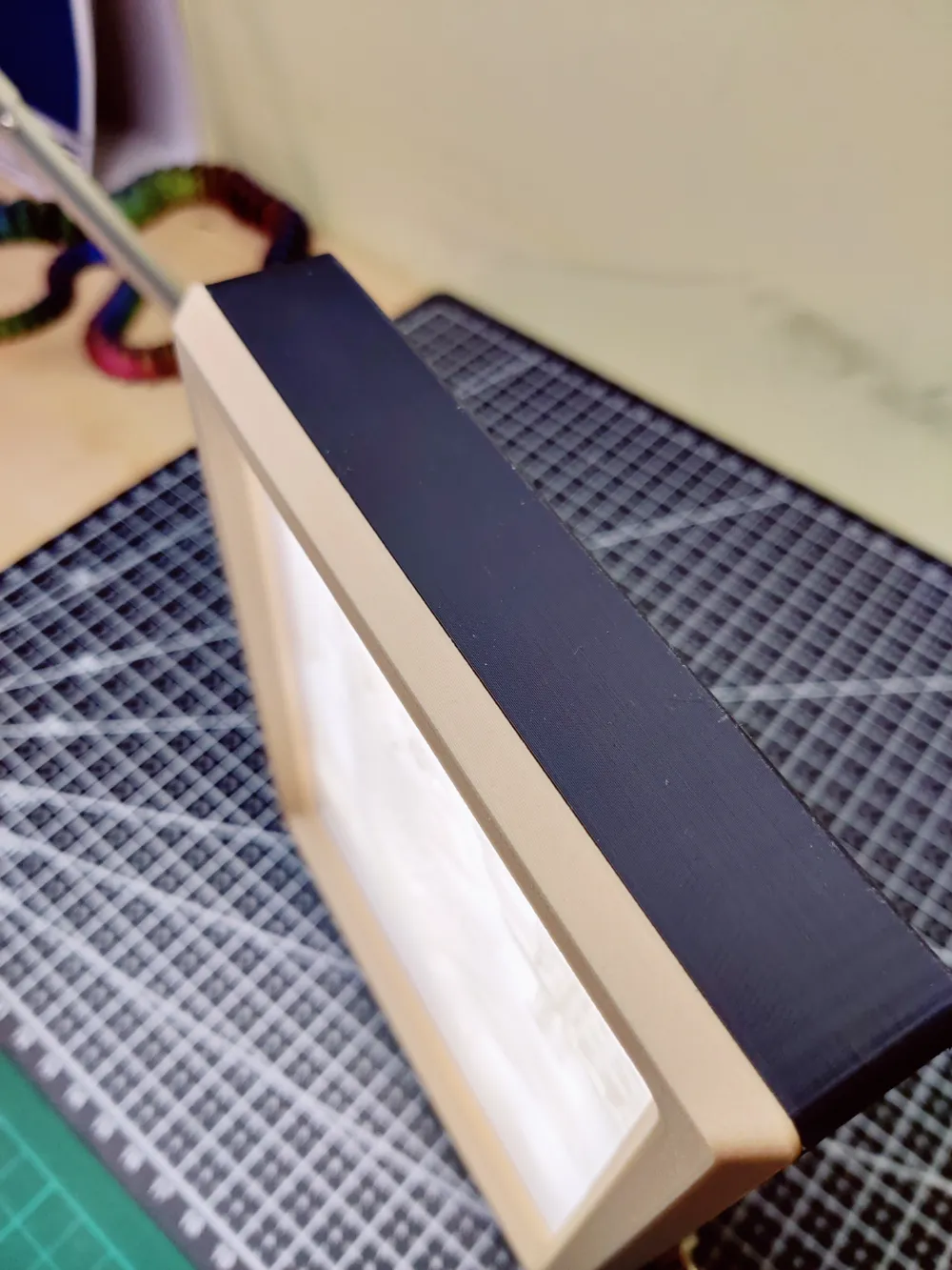 Lithophane Frame 130x150x7.5, with switch and connector by Anlo3d - MakerWorld