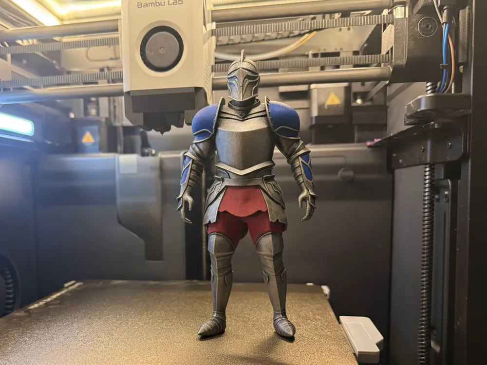 Medieval Knight - Free 3D Print Model - MakerWorld
