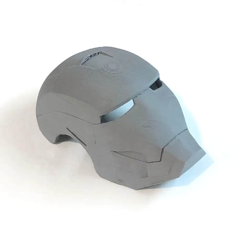 Iron Man one piece Simple Mask - Free 3D Print Model - MakerWorld