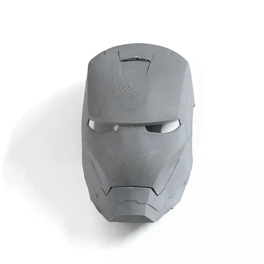 Iron Man one piece Simple Mask - Free 3D Print Model - MakerWorld