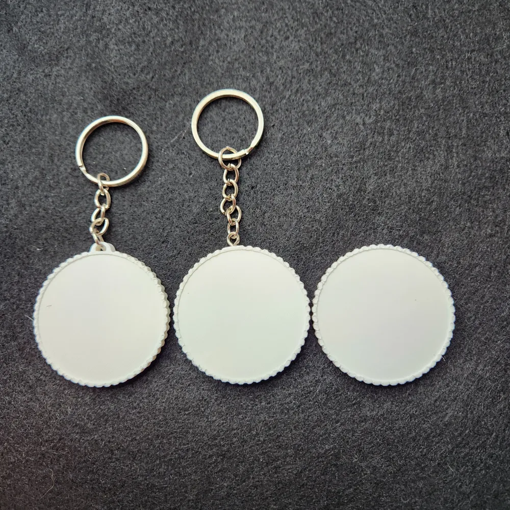 Step File Template Blank Medallion Keychain Coin - Free 3D Print Model ...