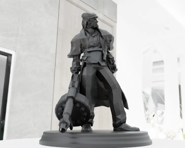 Graves Low Poly Collection - League of Legends - Free 3D Print Model ...