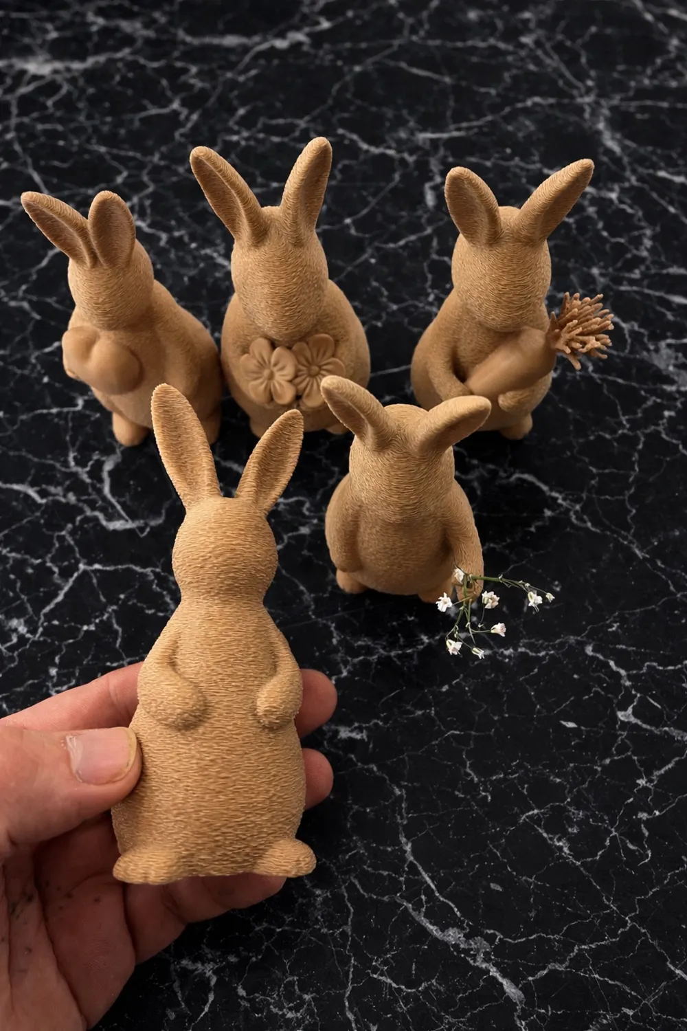 Easter Bunnies - Free 3D Print Model - MakerWorld