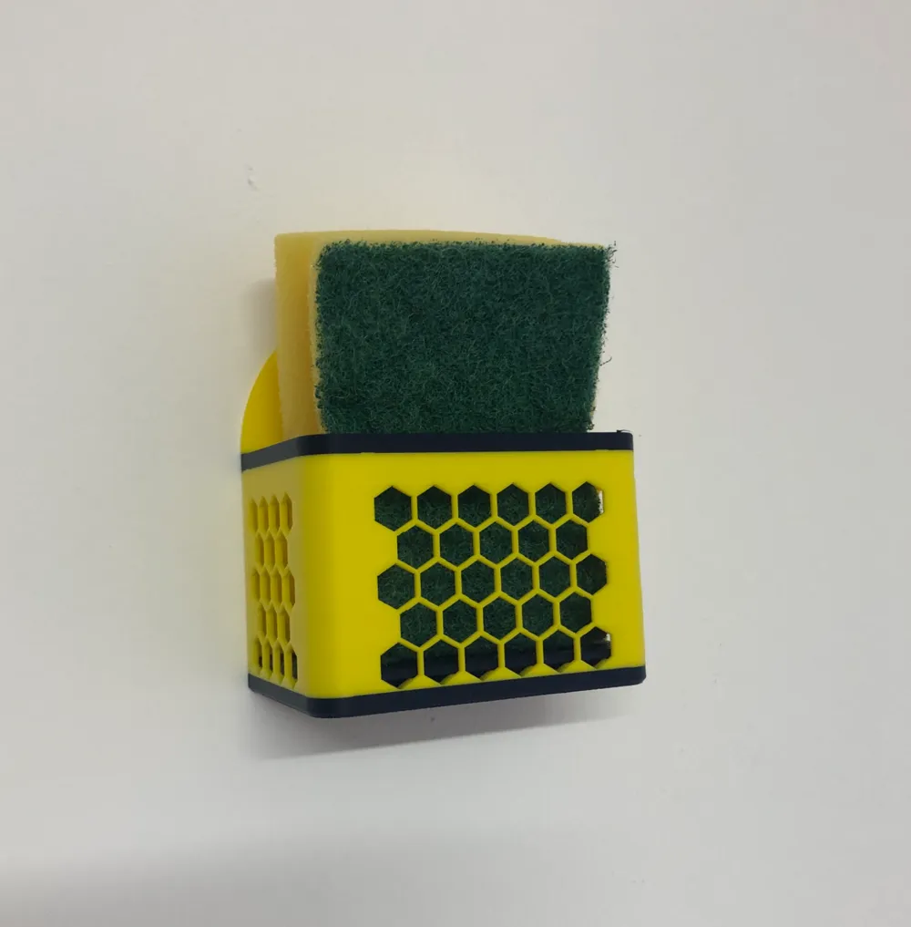 Sponge Holder for Wall by Staprin3D - MakerWorld