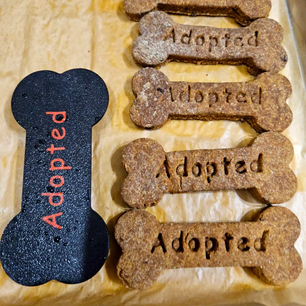 "Adopted" Dog Bone-Cookie Cutter Stamp by Advantageous Creations ...