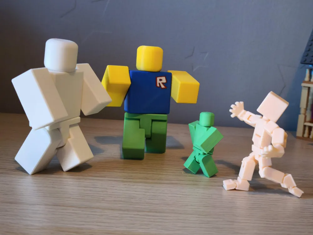 Roblox Noob – Figura personalizable (Sin soportes) - Modelo de ...