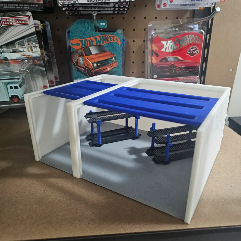 Hot Wheels 3 bay garage by Pierso - MakerWorld