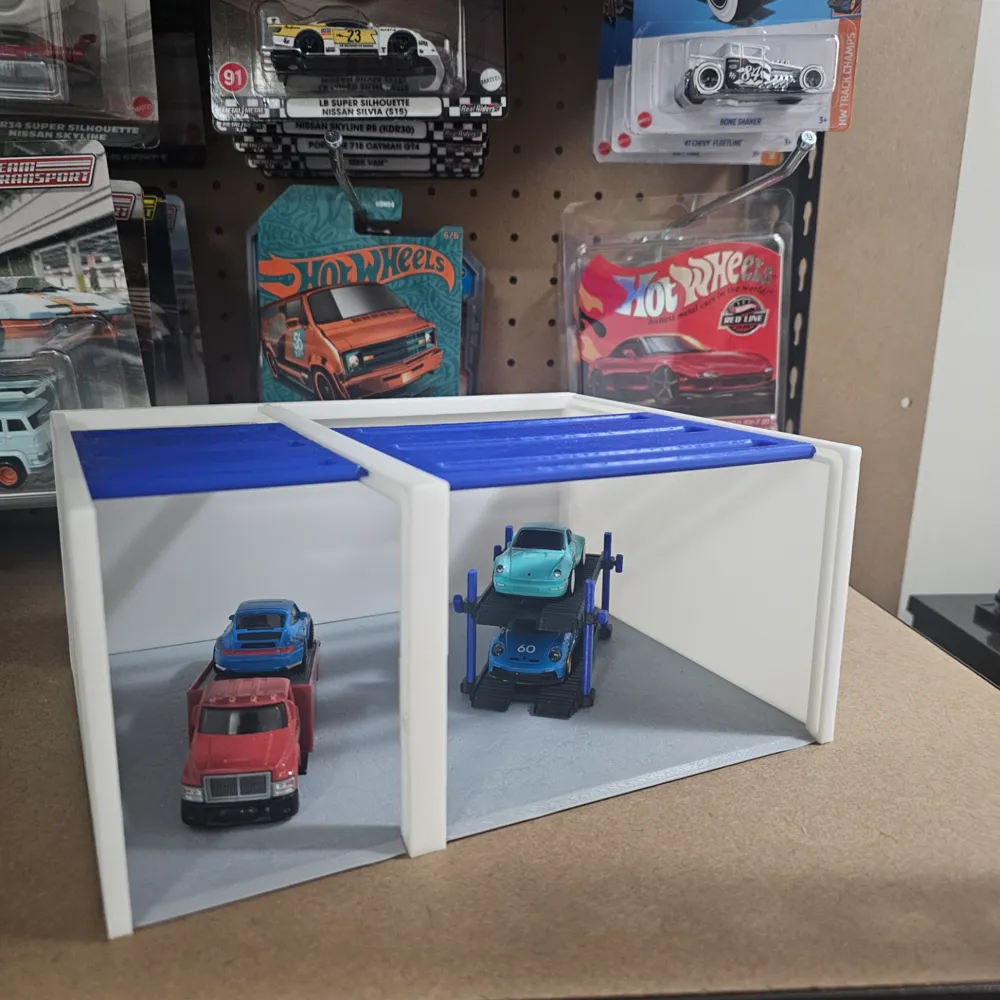 Hot Wheels 3 bay garage by CJPRINTS MakerWorld: Download Free 3D Models
