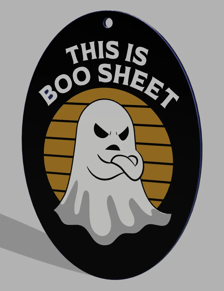 Boo Sheet Keychain by lindnjoe - MakerWorld