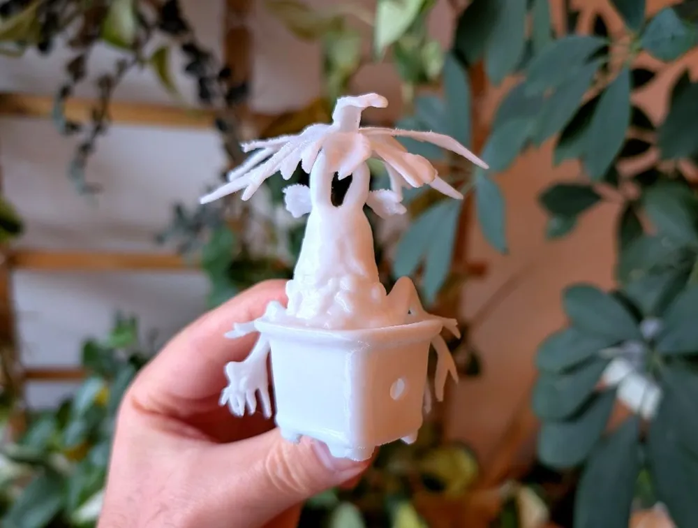 Harry Potter Mandrake Bonsai | Alraune - Free 3D Print Model - MakerWorld