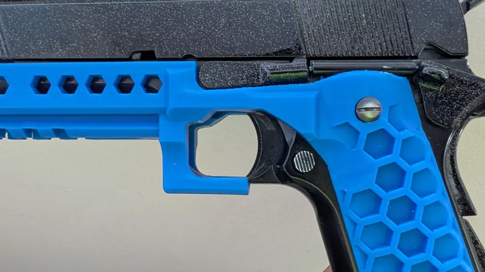 1911 (Non-Hi-Capa) Airsoft Grip Rail - Free 3D Print Model - MakerWorld