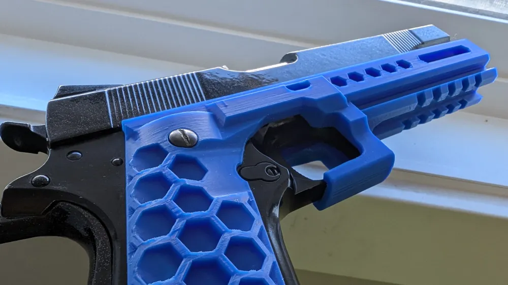 1911 (Non-Hi-Capa) Airsoft Grip Rail - Free 3D Print Model - MakerWorld