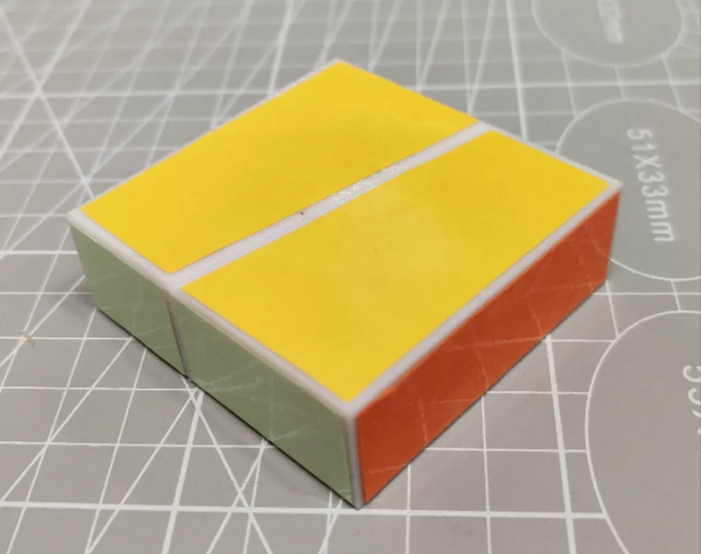 Square-1 Rubik's Cube 1X1X2 by gusomauru - MakerWorld