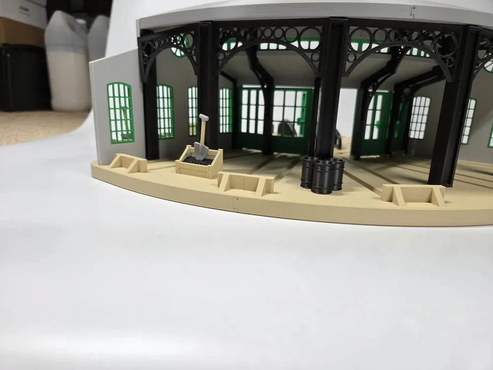 Wooden Train Roundhouse V1 by mcmaven MakerWorld: Download Free 3D Models