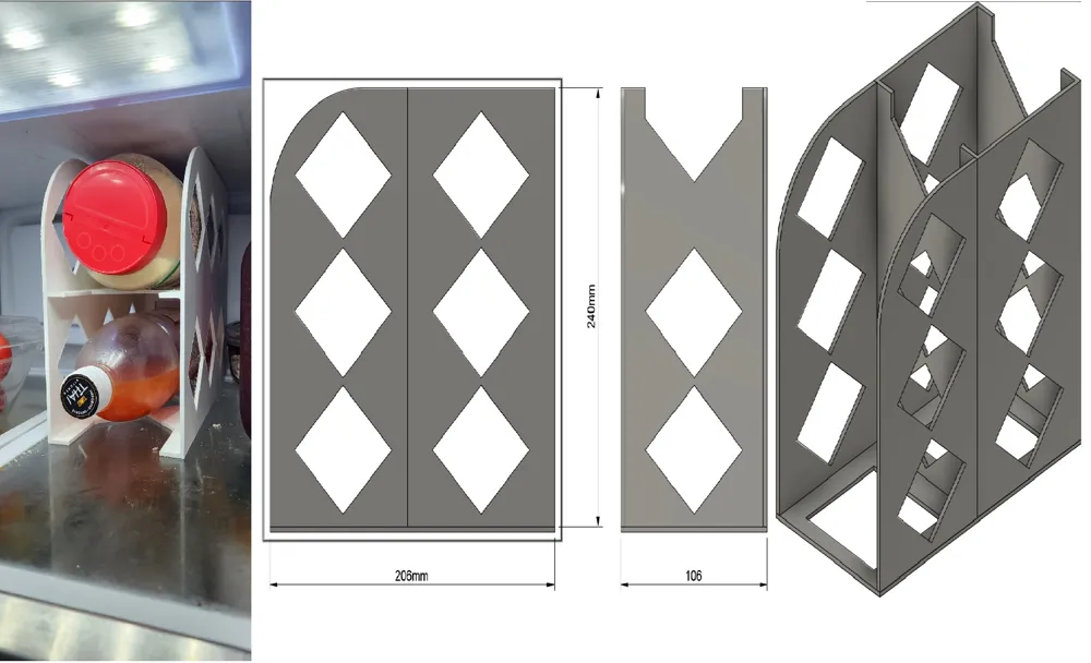 Fridge Vertical stacker by Nick_A MakerWorld: Download Free 3D Models