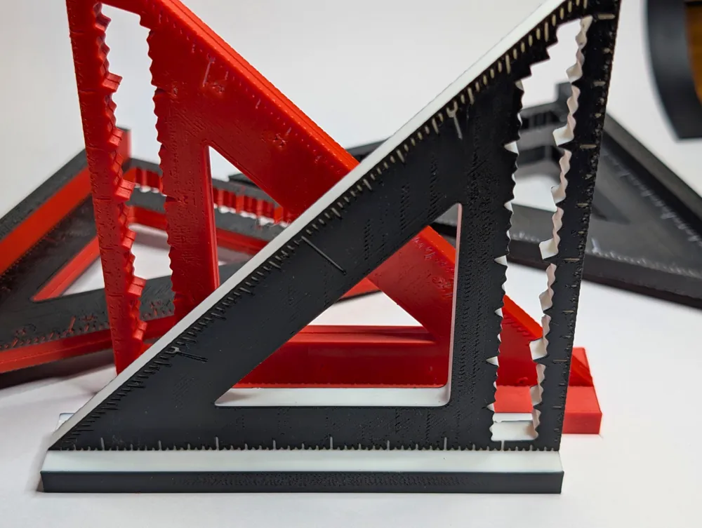 4 1/2 Inch Trim/Rafter Square - w/ Scribe Markers - Free 3D Print Model ...